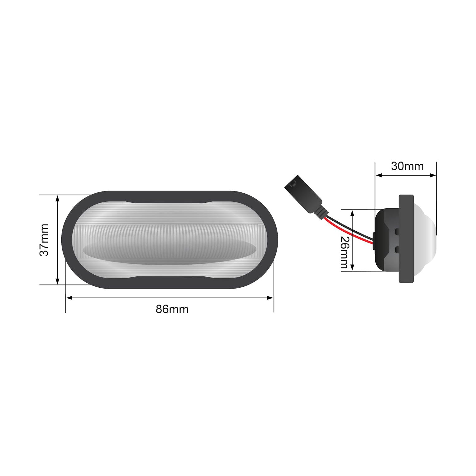 STEDI Dynamic LED Side Marker to suit Land Rover Defender & Discovery